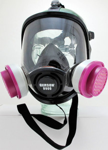 9900 Full Face Respirator (w/stacked cartridges) - Gerson