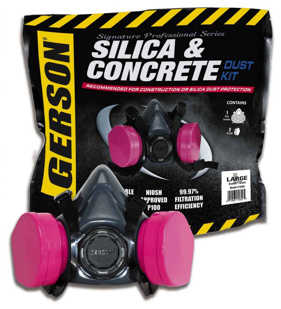 Silica and Concrete Dust Kit with P100 Filter Cartridge - Gerson